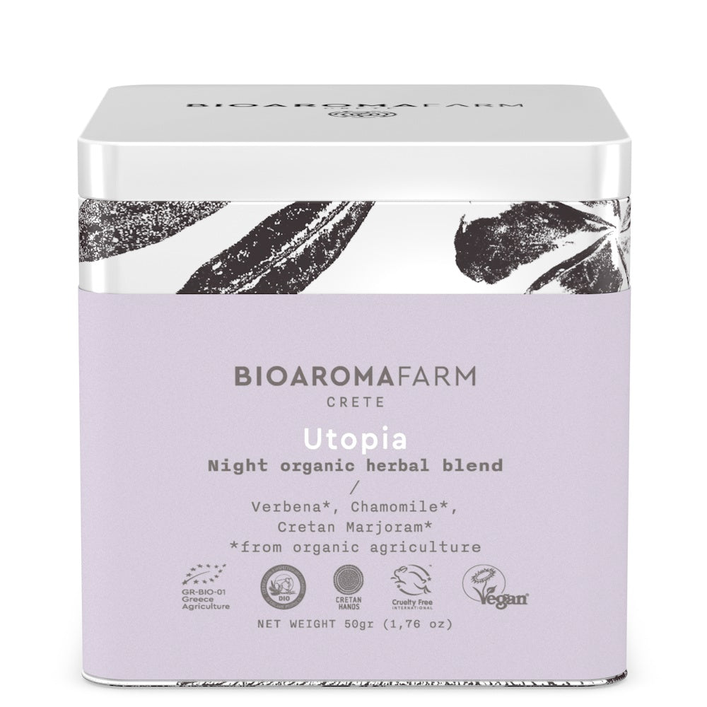 UTOPIA Organic Whole Leaf Loose Night Herbal Blend – Bioaroma Crete